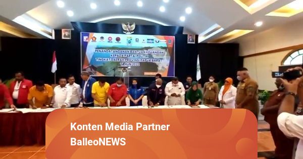 11 Partai Politik Di Papua Barat Dapat Kucuran Dana Rp 2 6 Miliar Dari
